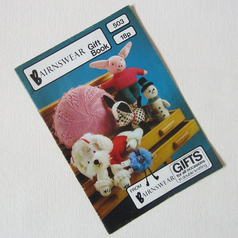 Vintage Double Knitting Gift Book - Folksy