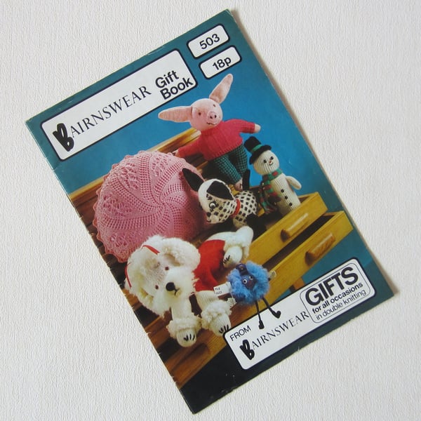 Vintage Double Knitting Gift Book - Folksy