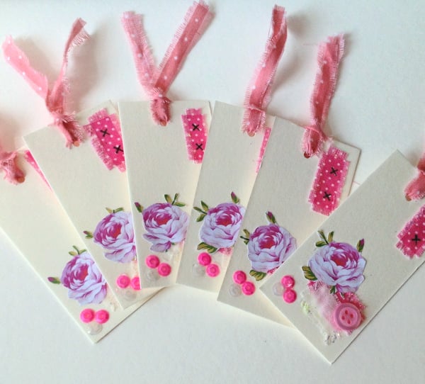 Collage Gift Tags,Handmade Gift Tags Pack of Six - Folksy