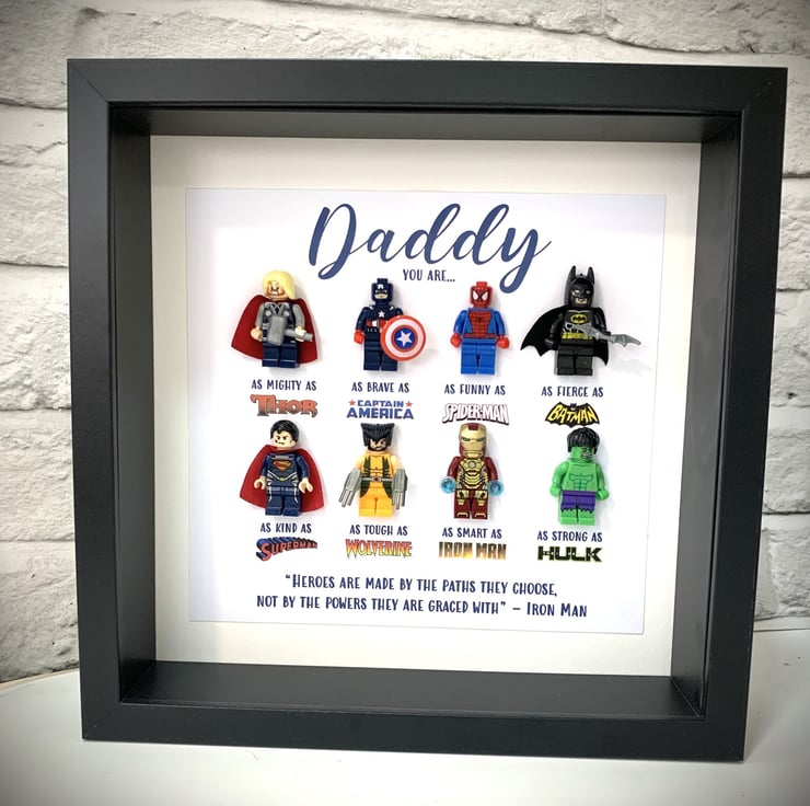 Personalised Superhero Custom Lego Minifigure P... - Folksy