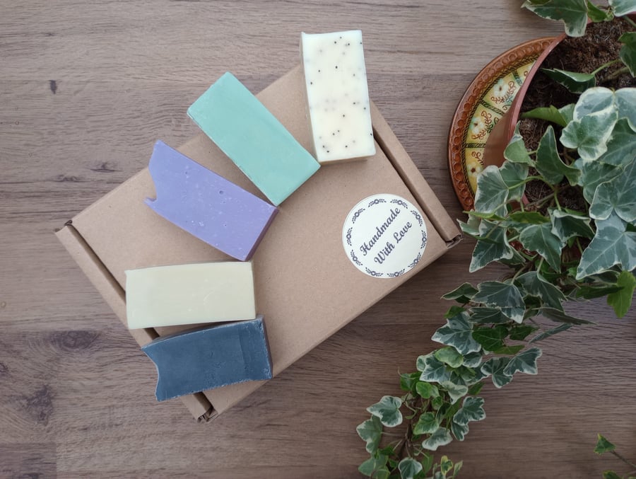 Vegan soap gift box, palm oil free, zero waste,... - Folksy