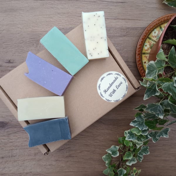 Vegan soap gift box, palm oil free, zero waste,... - Folksy