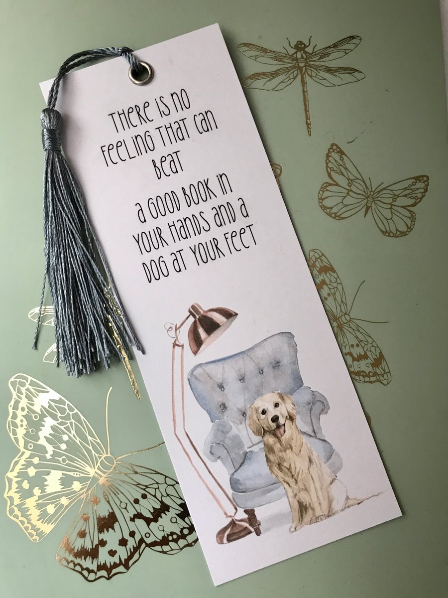Cute Dog Themed bookmarks with tassel - lots of... - Folksy