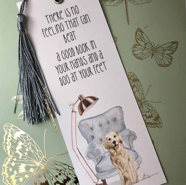 Cute Dog Themed bookmarks with tassel - lots of... - Folksy