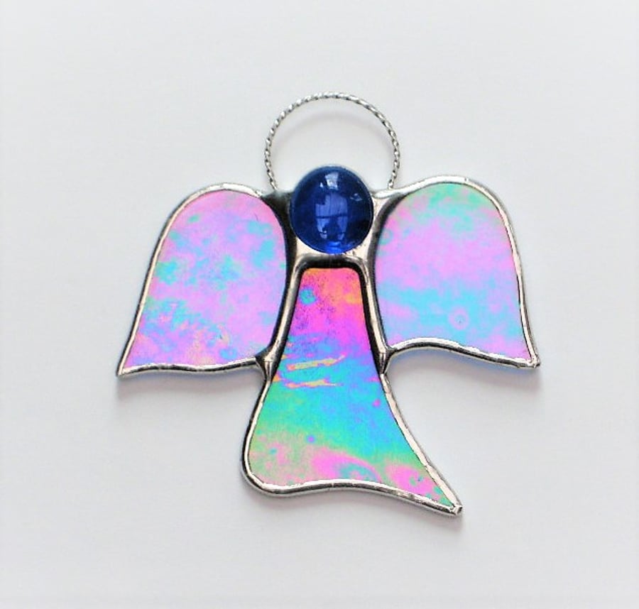 Stained glass (Angel) abstract in two different... - Folksy