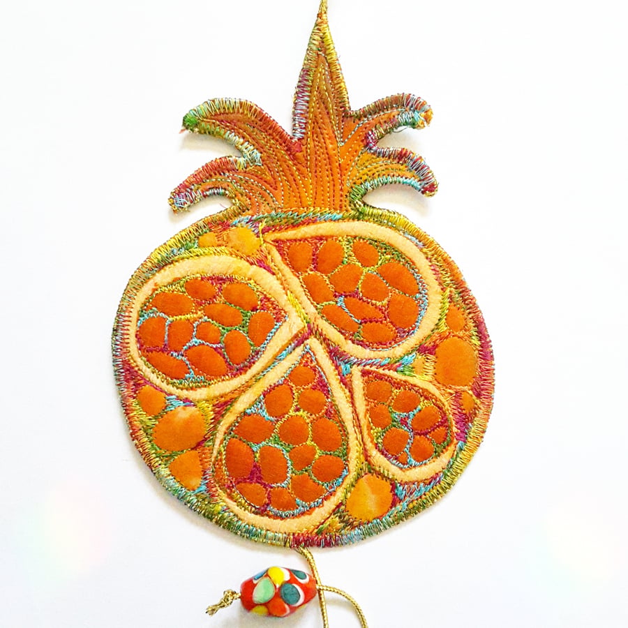 Pomegranate Hanging Decoration - Folksy
