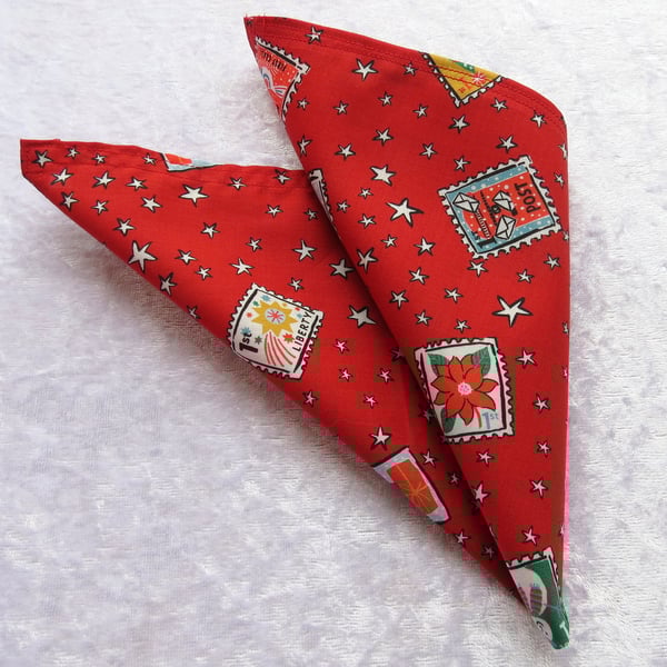 Gents Handkerchief. Pocket Square. Made from ... - Folksy