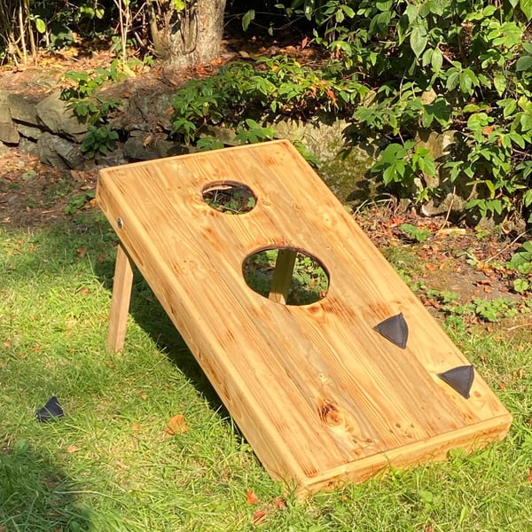 Cornhole Bean Bag Toss Garden Game - Folksy