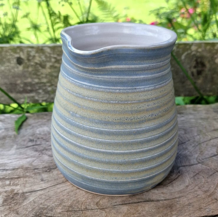 Hand-thrown, decorative stoneware jug in "... - Folksy