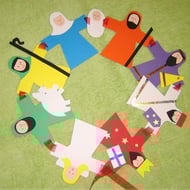 Christmas Nativity Bunting Kit - Folksy