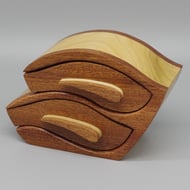 Handmade Wooden Trinket, Keepsake, Jewel Box. T... - Folksy