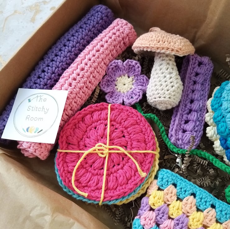 Crochet 'Maxi' Gift Set Cotton Bundle Of Goodies! - Folksy