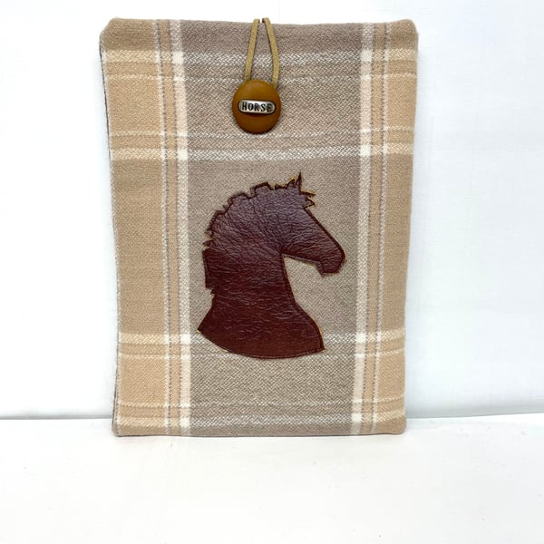 Handmade Tweed IPad Sleeve , Horse IPad Sleeve. - Folksy