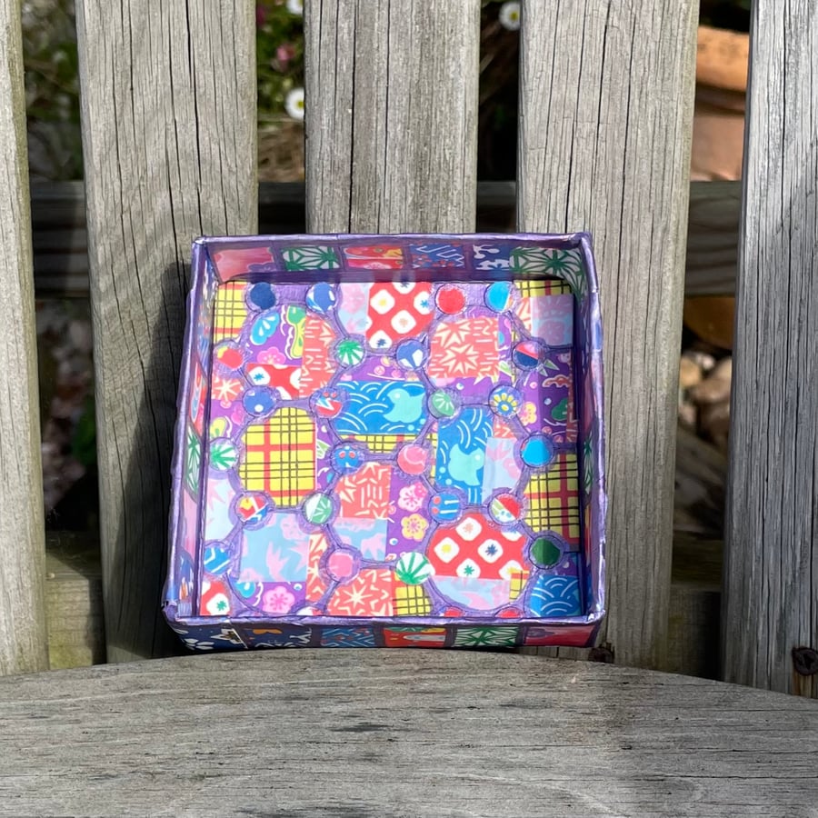 Trinket Dish Hand Pieced Collage Multi Functi Folksy