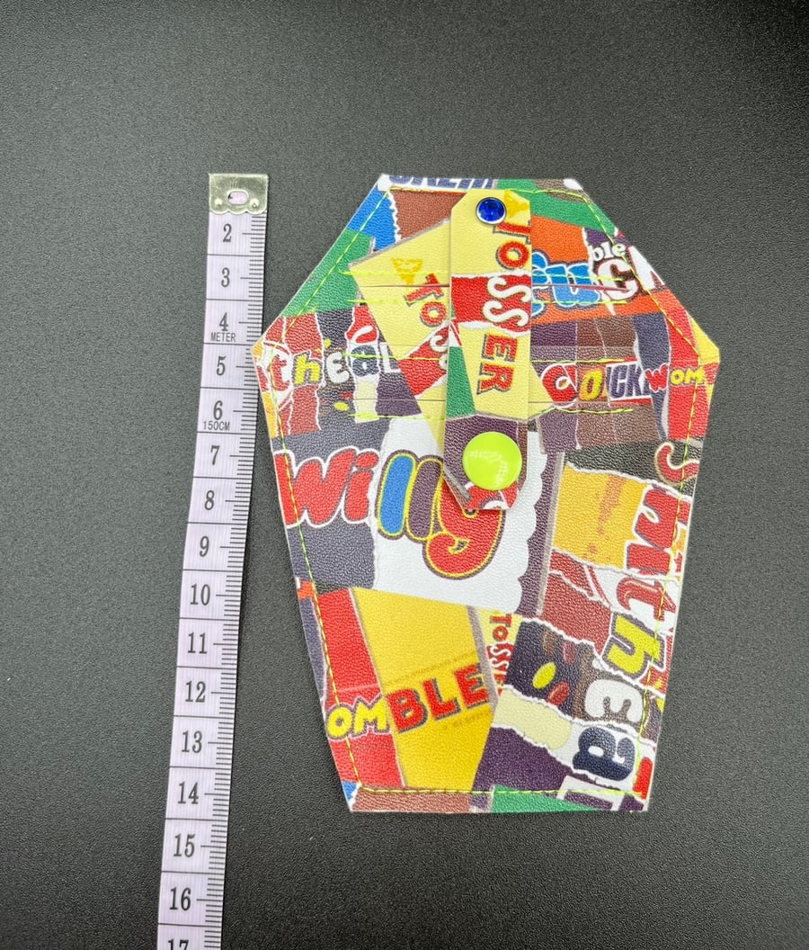 Mini coffin purse Rude chocolate bar - Folksy