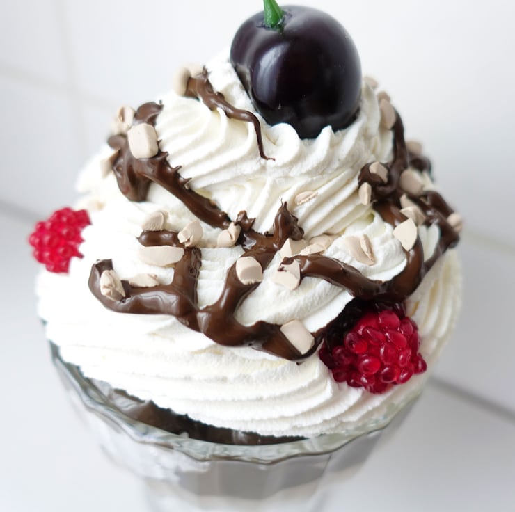 Chocolate Ice Cream Sundae Fake Food for Theat... - Folksy