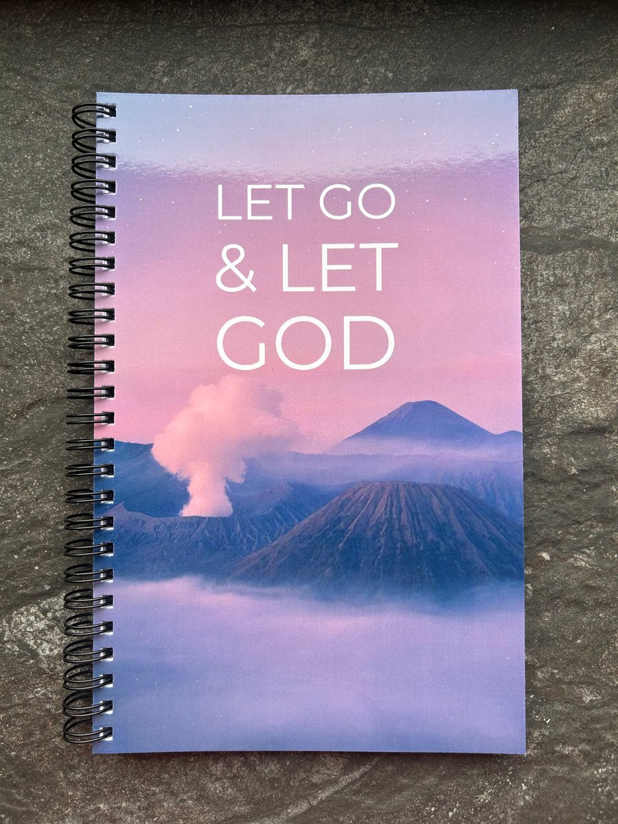Let Go and Let God Notebook - Folksy
