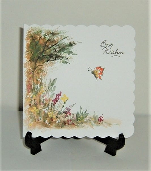 hand painted original art greetings card ( ref ... - Folksy