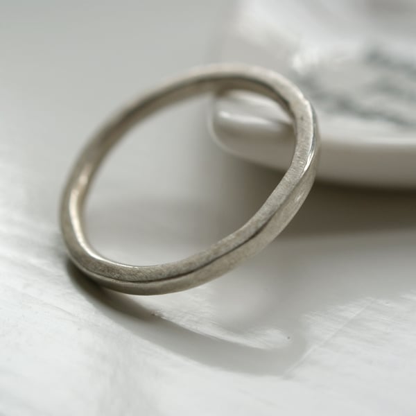 Stacking ring - Matte finish - Folksy