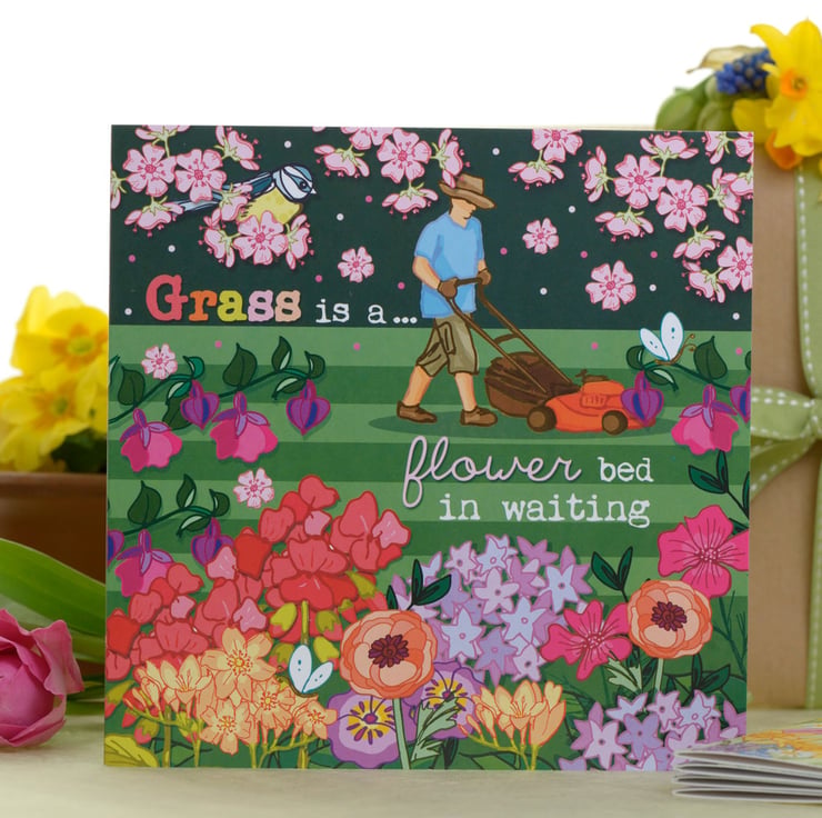 Pack of 4 'Bloomin' Lovely' Greetings Cards - s... - Folksy