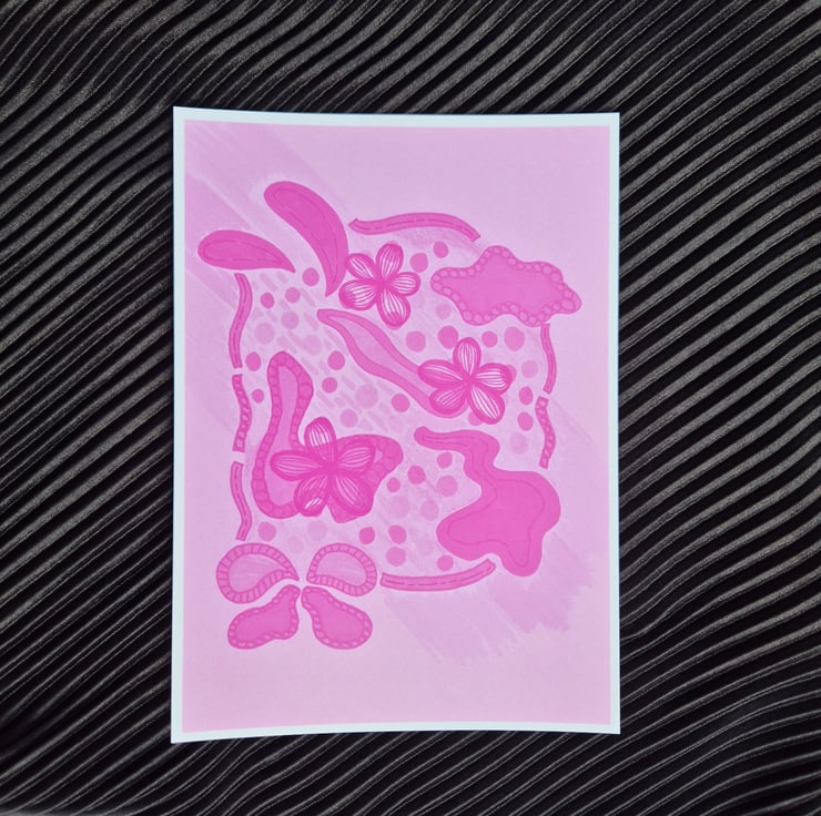 7X5 Print - Pastel Pink Unframed Dopamine Decor... - Folksy