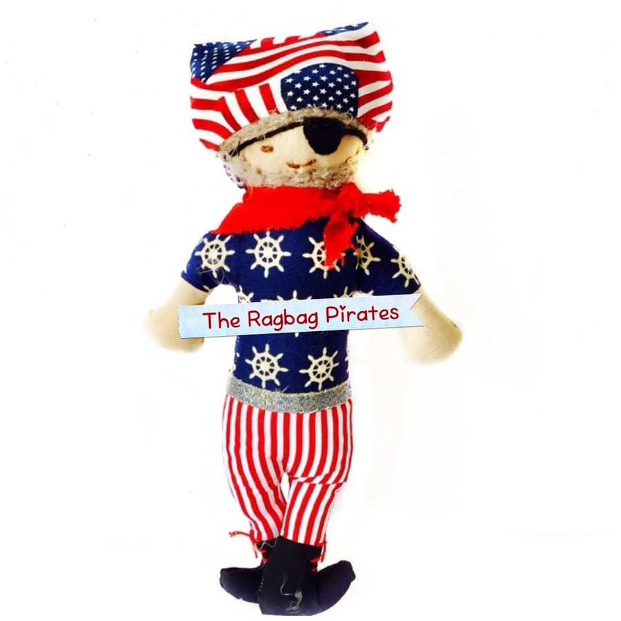 Ragbag Pirate - Fishy Fingers - Folksy