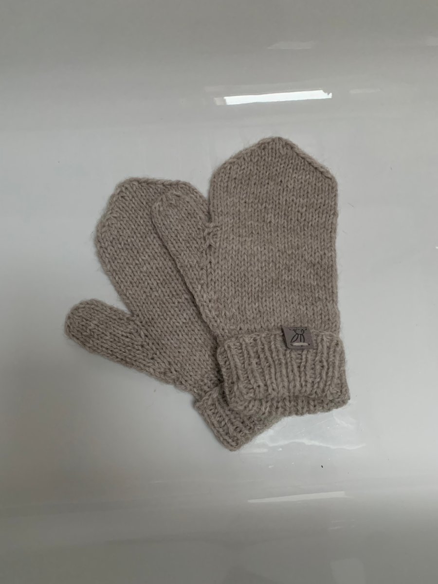 Knitted Mittens - Folksy