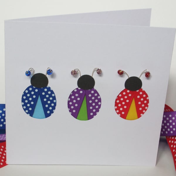 Ladybird Card - Folksy