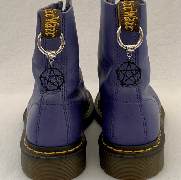 Black Pentagram Dr Martens Charms - Boot Access... - Folksy