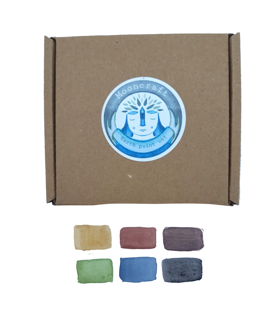 Natural earth paint set - Folksy