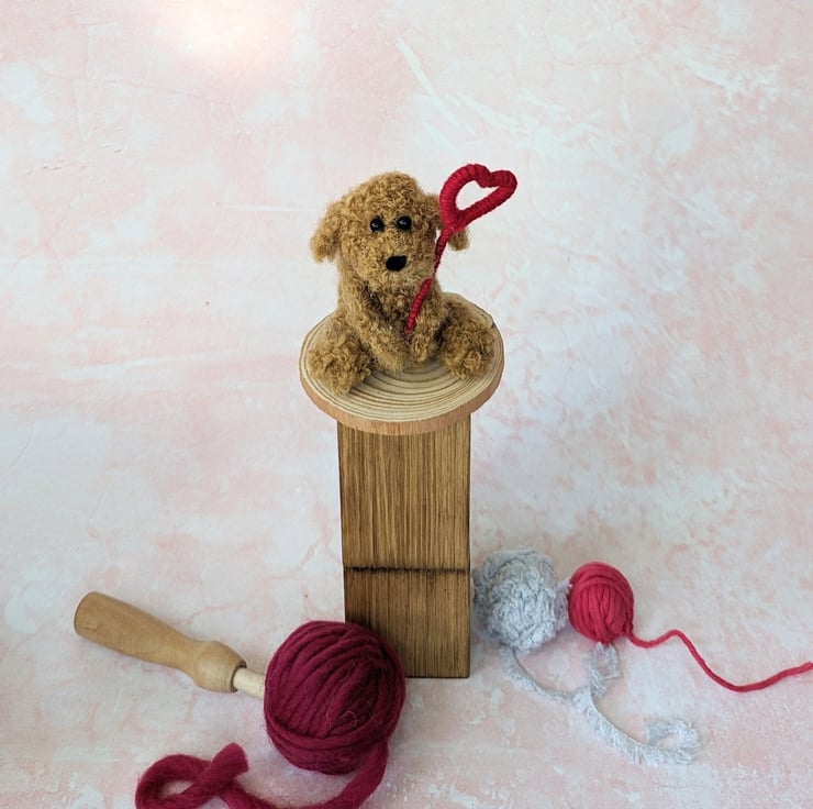 Handmade Valentine’s Dog Gift, Cute Cockapoo - Folksy