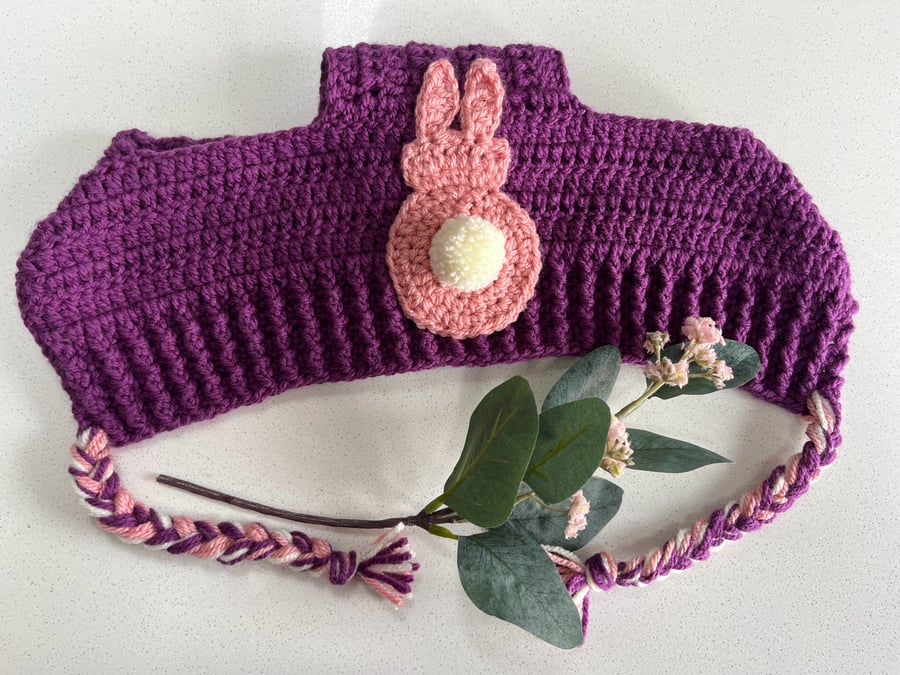 Crochet Horse Ears Easter Bonnet Ready Made - Folksy