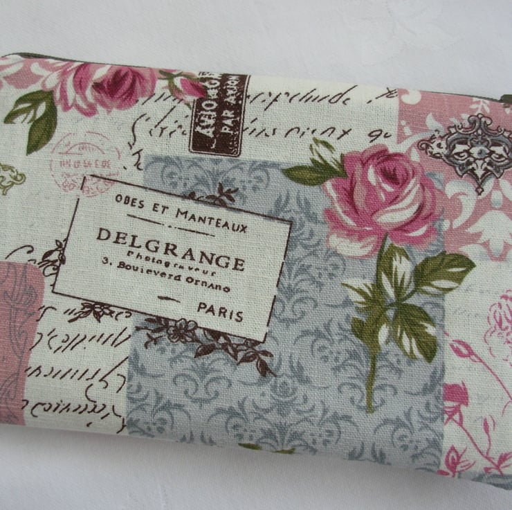 Make up Bag - French Chic - Folksy