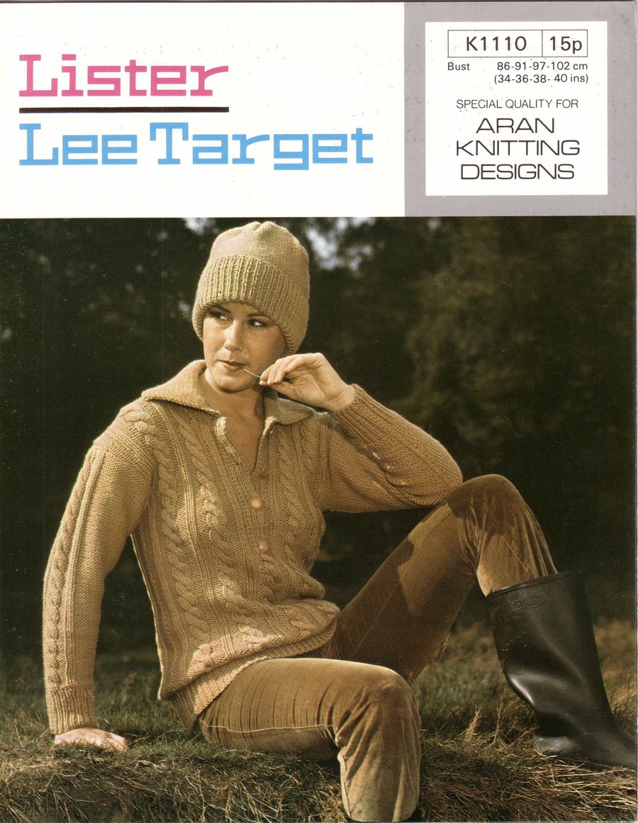 Vintage Knitting Pattern K1110: from Lister Lee... - Folksy