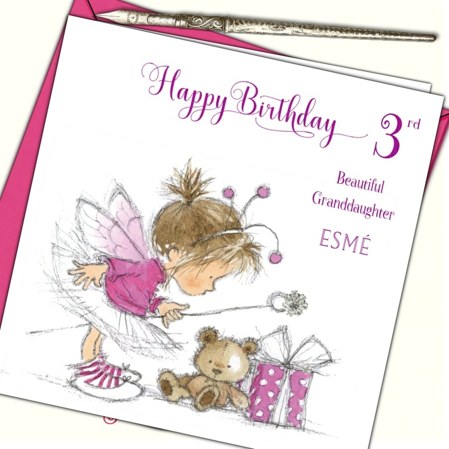 Personalised Birthday Card for girl Daughter Gr... - Folksy