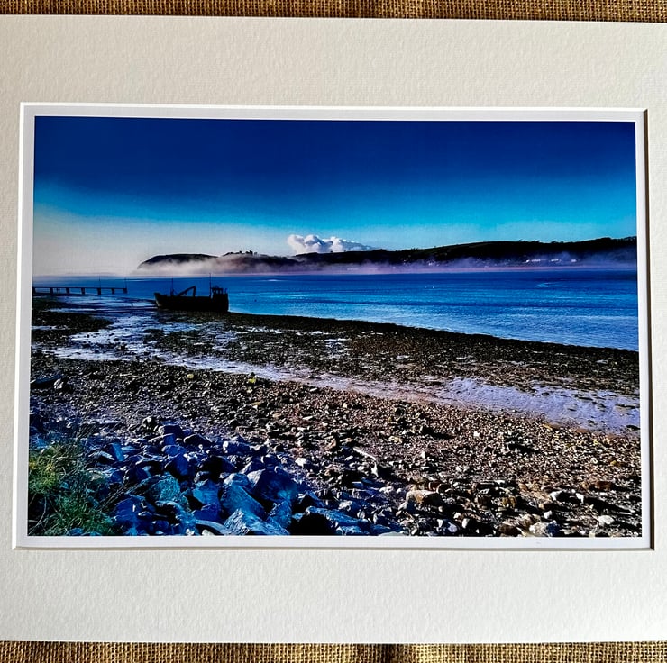 Mist Bank A View From Ferryside To Llansteffan ... - Folksy