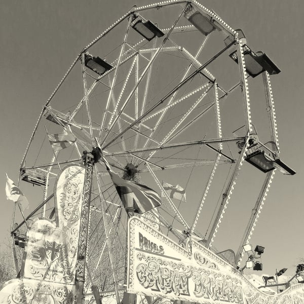 The big wheel. A card featuring an original ph... - Folksy