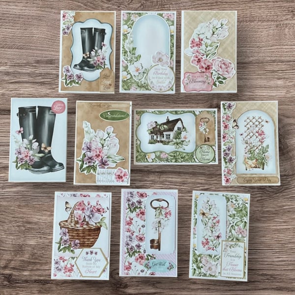 Set of ten greetings cards being sold for chari... - Folksy