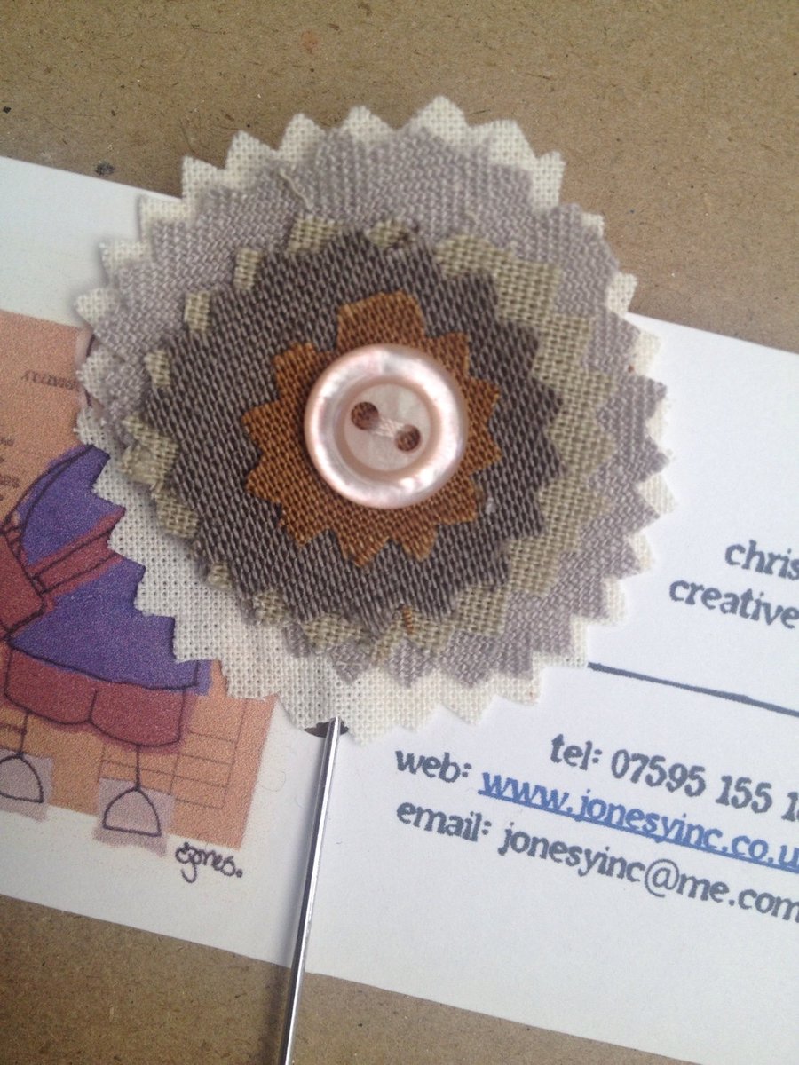 Fabric buttonhole - Folksy