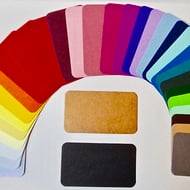 24 Business cards, Flash cards Labels - Folksy