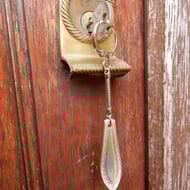 Vintage upcycled cutlery keyring, keychain, lan... - Folksy