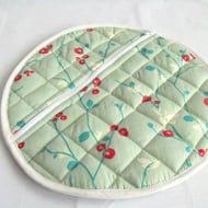 quilted pyjama case, nightwear bag for your nig... - Folksy