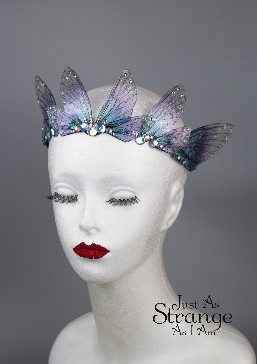 MADE TO ORDER - Enchanting Cicada Soft Purple B... - Folksy