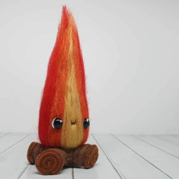 Festive Log Fire - Folksy