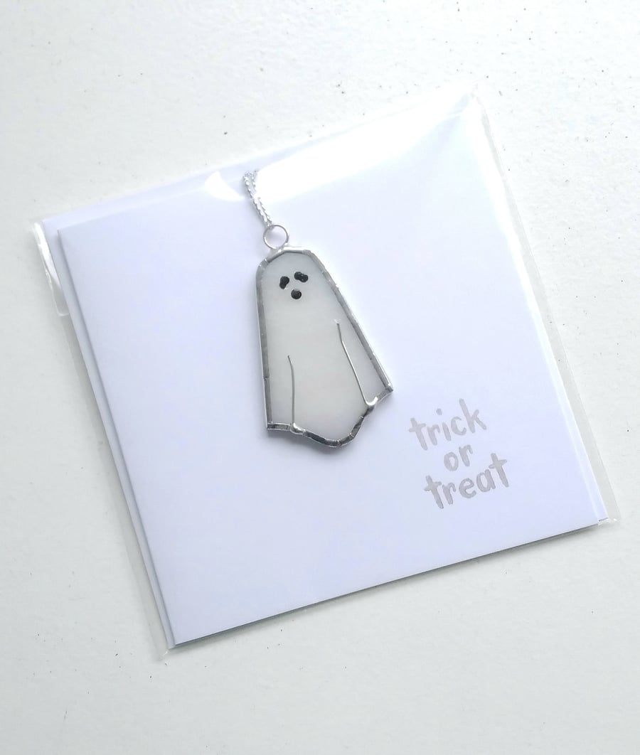 Ghost Charm Card - Folksy