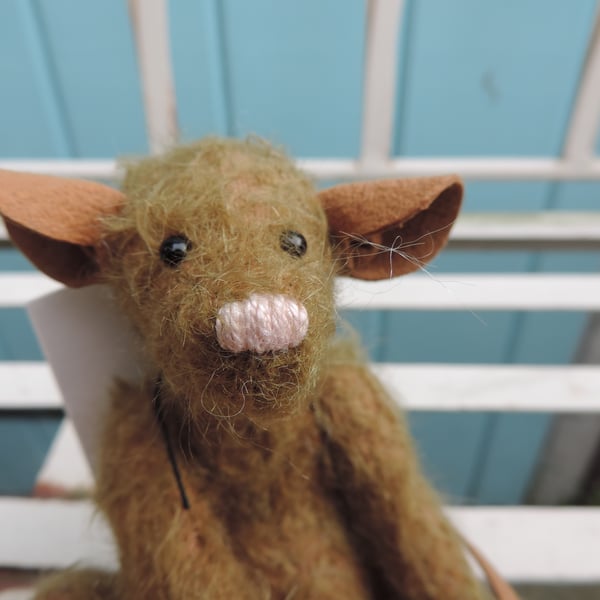 5" Mohair Mouse. - Folksy