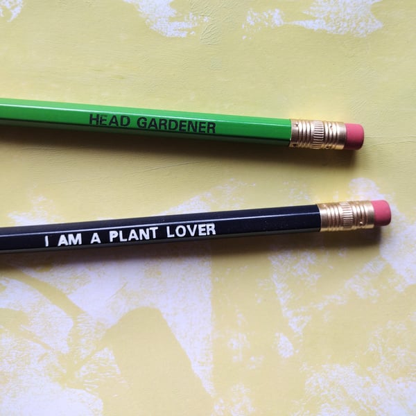 Labelled pencils for gardeners, a pair - Folksy