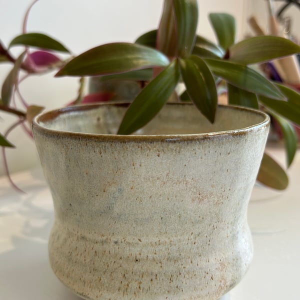 Hand thrown pot - Folksy