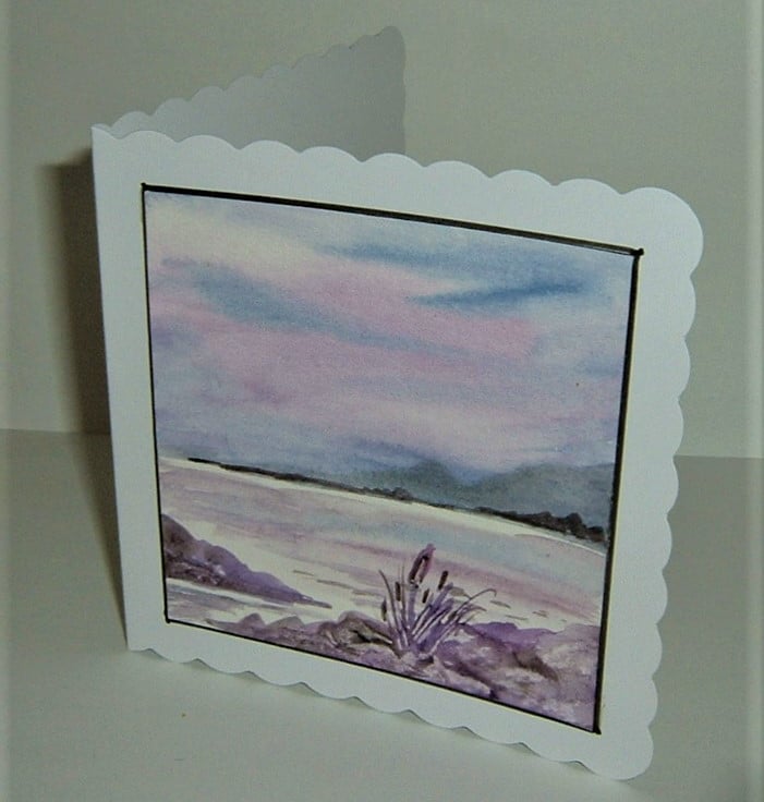 hand painted original art greetings card ( ref ... - Folksy
