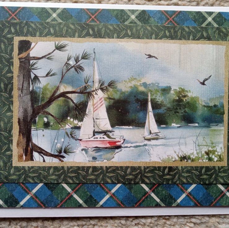 Vintage-style greeting card - Unique card - Sym... - Folksy